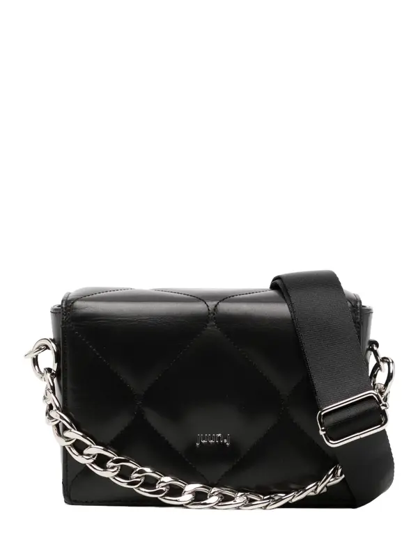 JUUN.J Leather Shoulder Bag - Black
