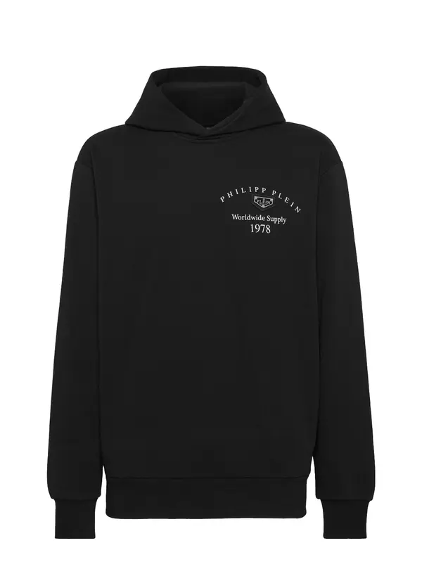 Philipp Plein Logo Hoodie - Black
