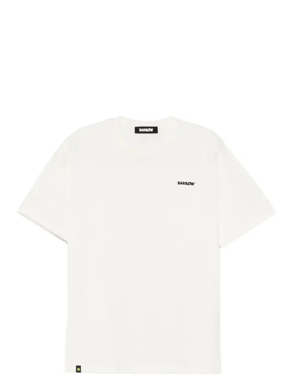 BARROW Logo Jersey T-shirt - 002 Off White