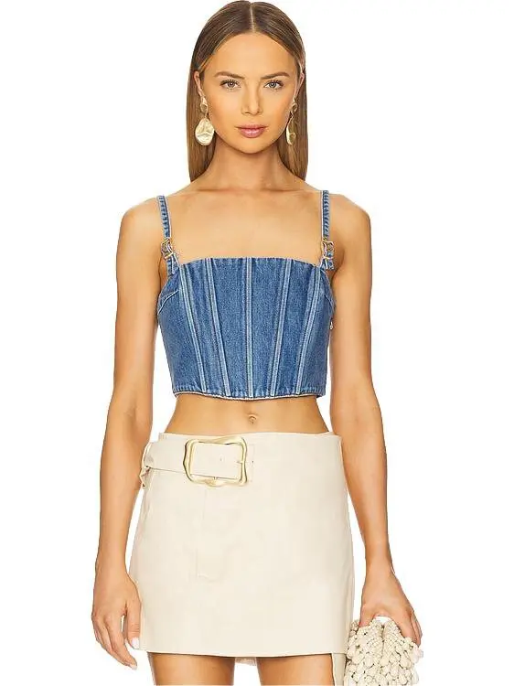 Cult Gaia Lauren Top - Blue