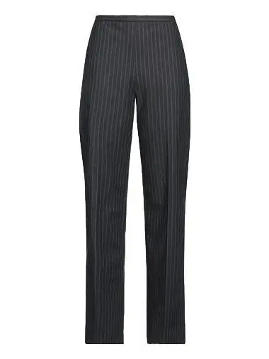GANNI Wide-leg Pinstriped Pants - Lead