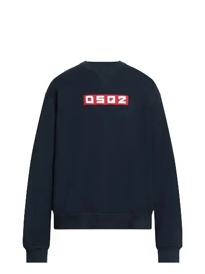 Dsquared2 Cotton Fleece Sweatshirt - Navy