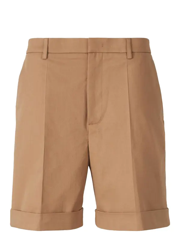 Valentino Garavani Cotton Shorts - Brown