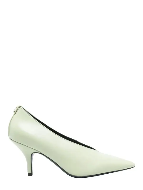 Patrizia Pepe 70mm Leather Pumps - Green