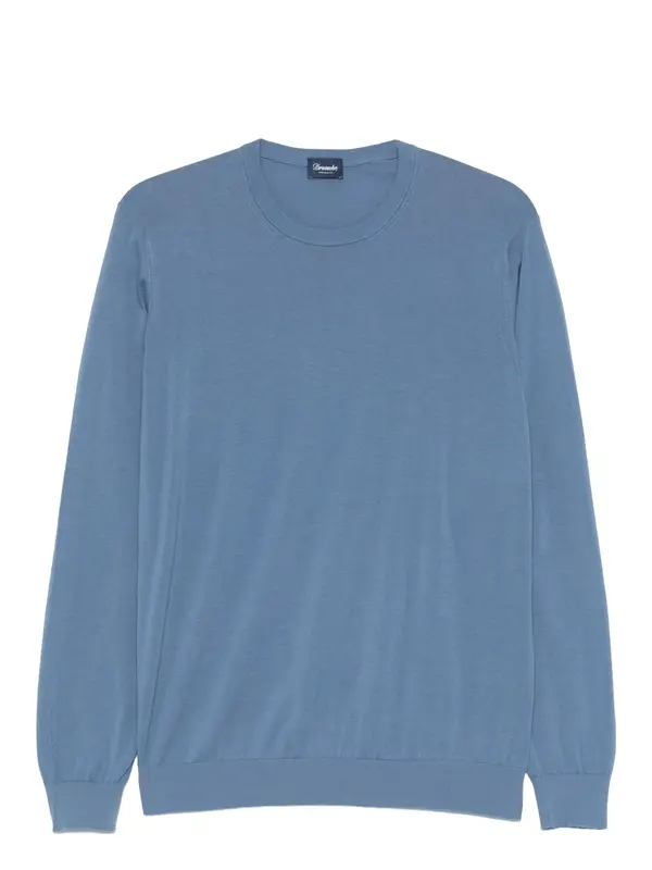 DRUMOHR Fine-knit Sweater - Blue