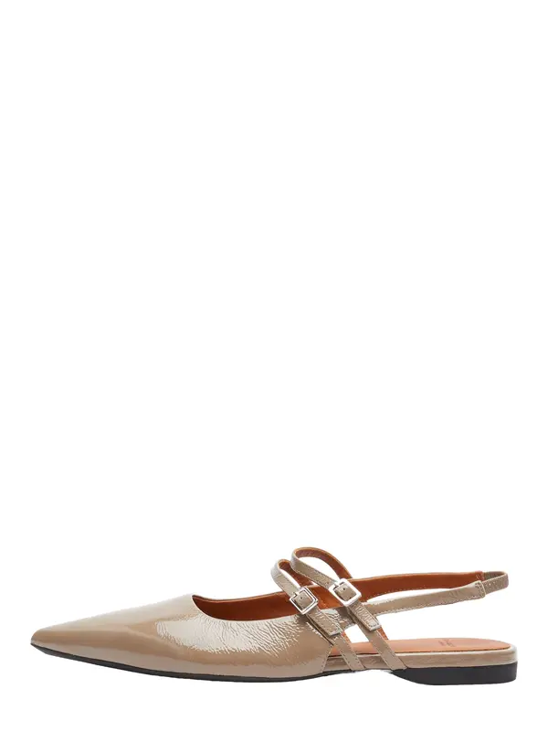 VAGABOND SHOEMAKERS Hermine Slingback Ballet Shoes - Taupe