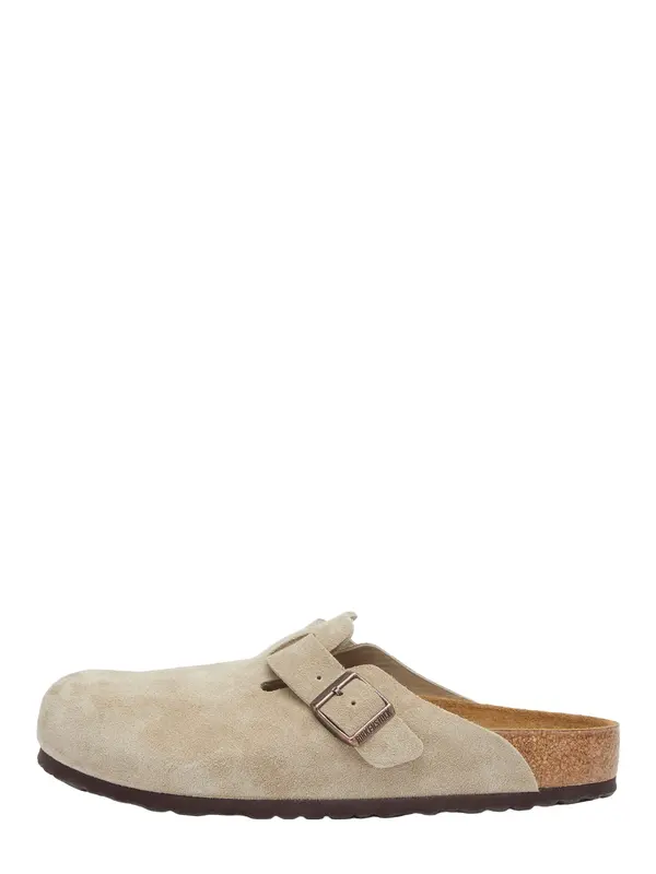 BIRKENSTOCK Boston Clog - Taupe Suede