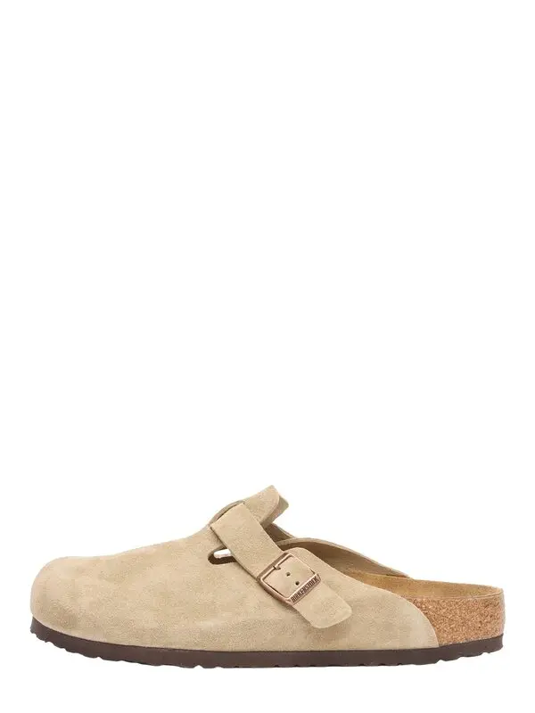BIRKENSTOCK Boston Clog - Taupe Suede