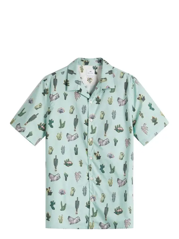 Paul Smith Desert Flowers Vacation Shirt - Green