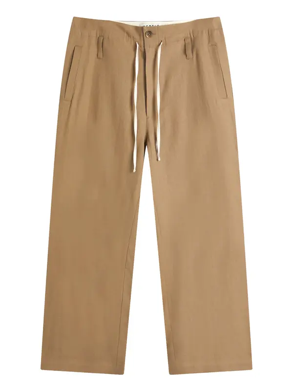 MERELY MADE Wide String Pants - Brown
