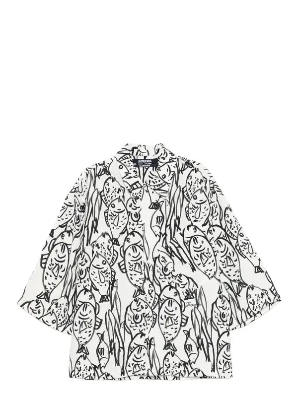 Jacquemus Le Chemise Aloe Shirt - White