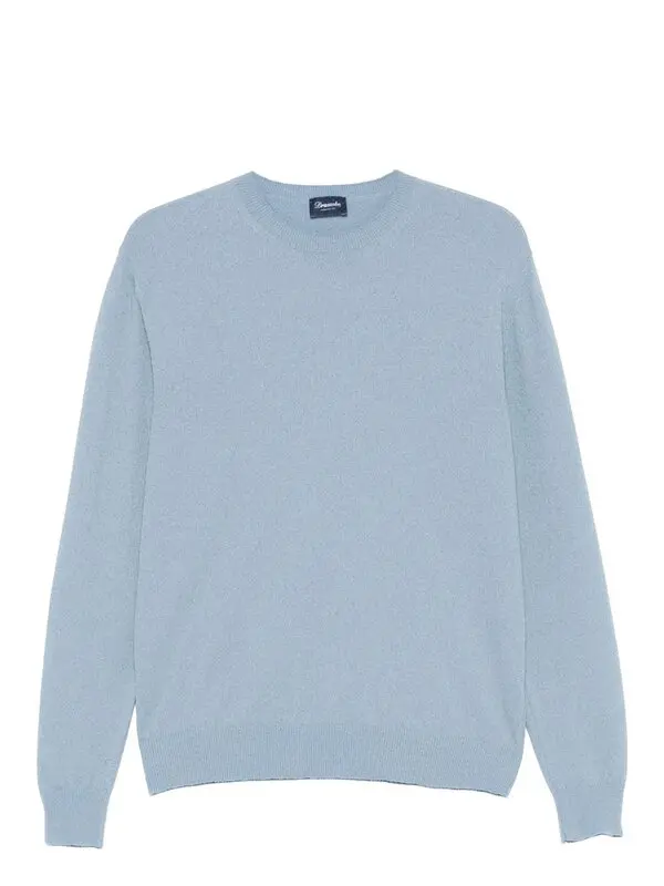 DRUMOHR Bouclé-knit Sweater - Blue