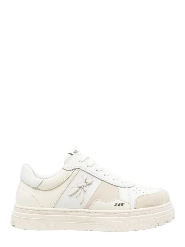 Patrizia Pepe Leather Sneakers - White