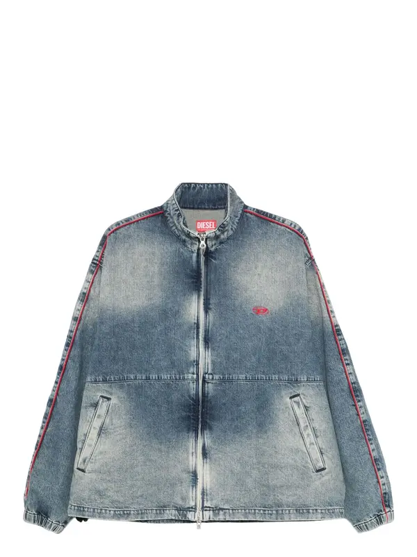 Diesel Washed-denim Jacket - Blue