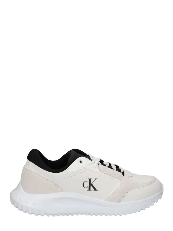 Calvin Klein Panelled Sneakers - White