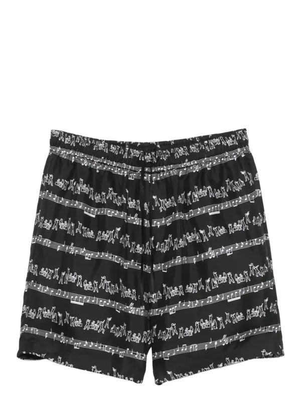 Amiri Jazz Band Shorts - Black