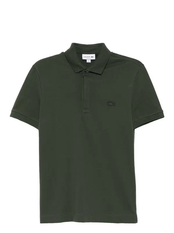 Lacoste Paris Stretch Piqué Polo Shirt - Green