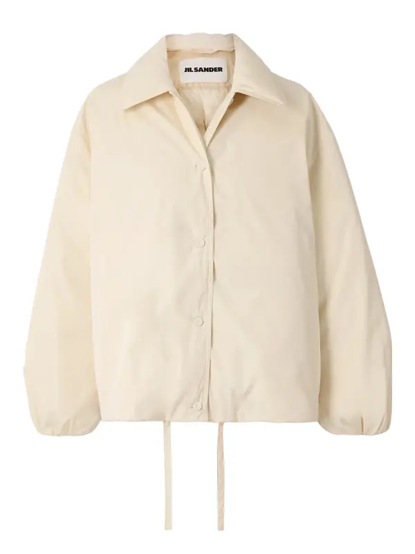 JIL SANDER Padded Shell Down Jacket - Cream