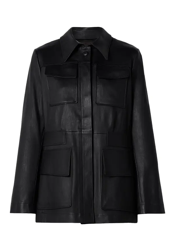 Stouls Leon Leather Jacket - Black