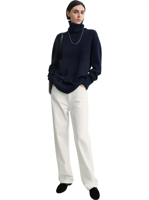 TOTEME Cashmere Turtleneck - Navy