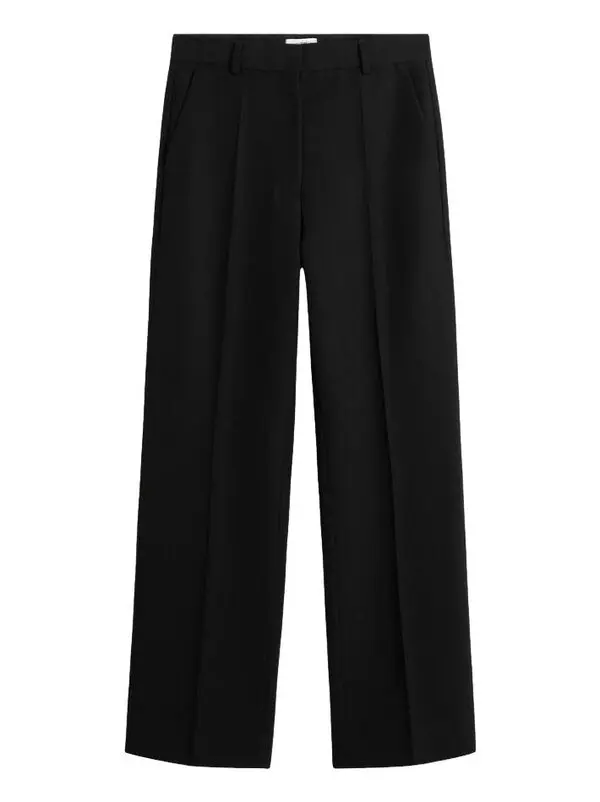 TOTEME Straight Suit Trousers - Black