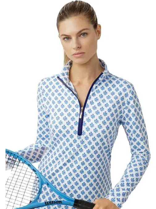 CABANA LIFE 1/4 Zip Sport Top - Harbor