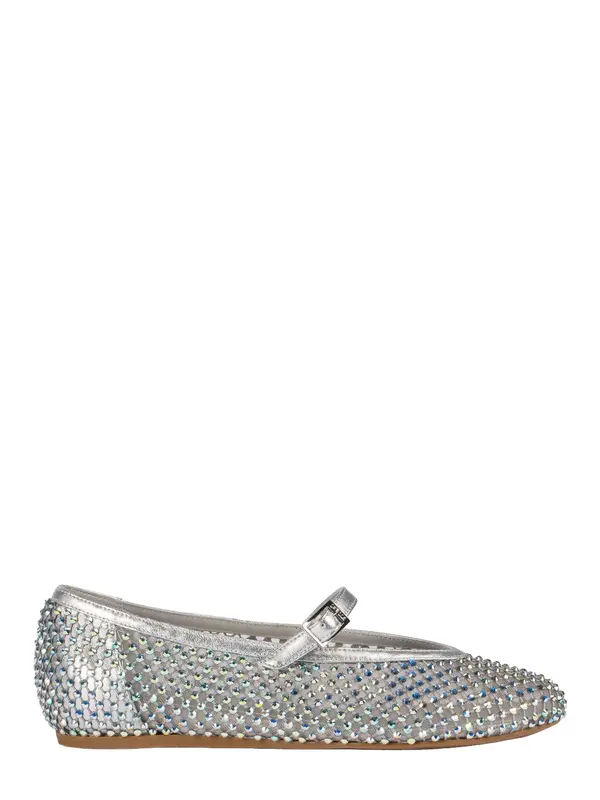 LE SILLA Gilda Ballerina Flats - Silver