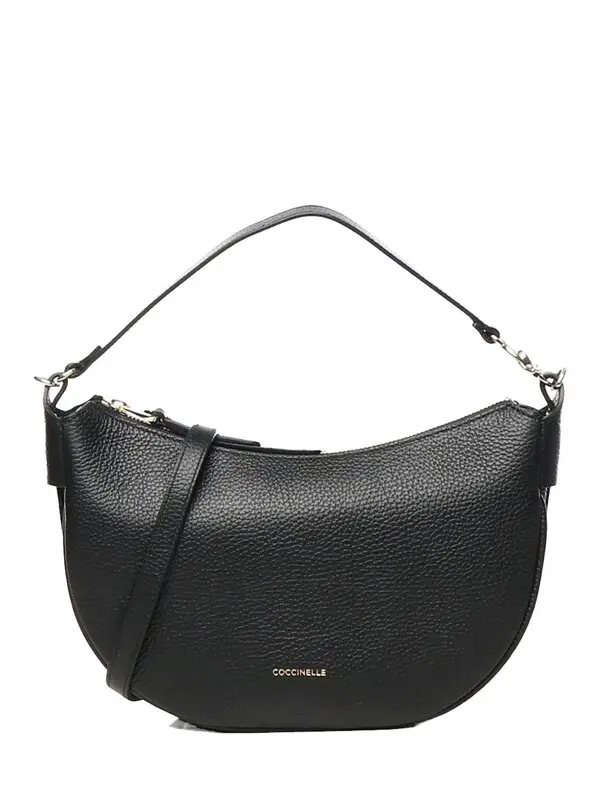 COCCINELLE Small C-easy Leather Tote Bag - Black