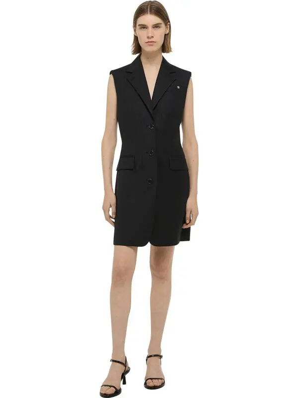 Helmut Lang Waisted Blazer Dress - Black
