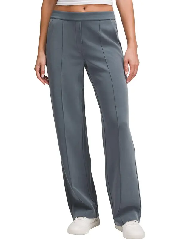 Lululemon Softstreme Pintuck Mid-rise Pant - Oil Grey