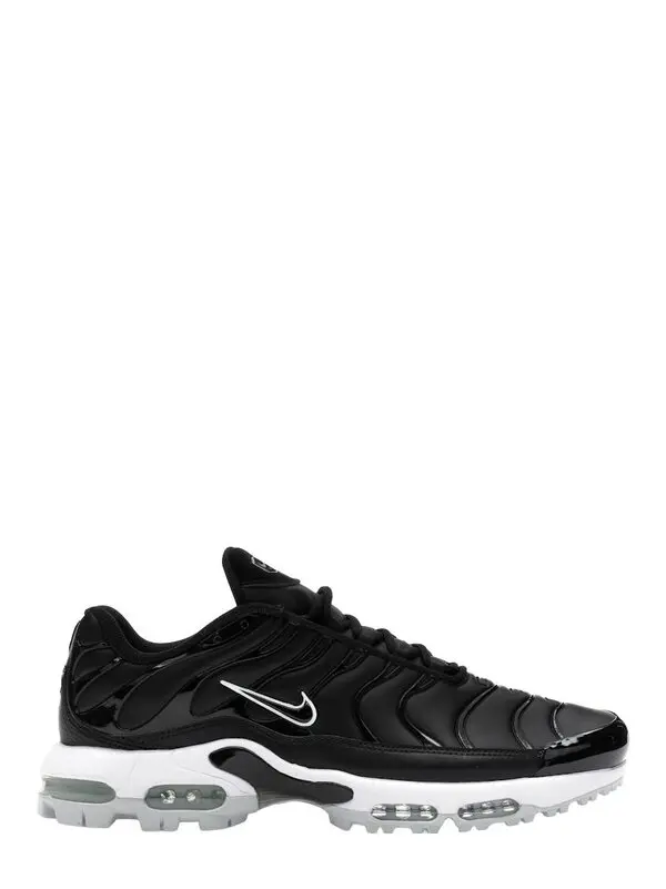 Nike Air Max Plus Golf Leather Sneakers - Black/white/university Gold