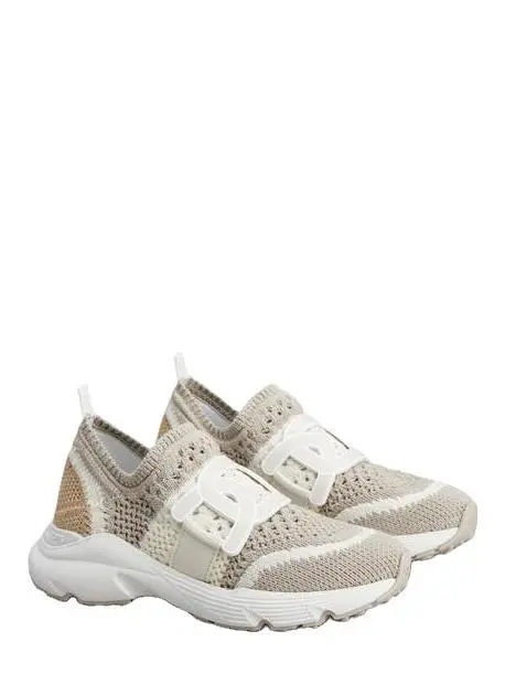TOD'S Sport Run Slip-on Sneakers - Light Beige