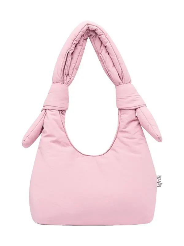 LEFRIK Biwa Puffy Mini Bag - Rose