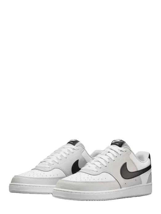 Nike Court Vision Low Sneakers - Grey Fog/ White/ Black