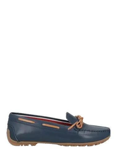 Geox Midnight Leather Loafers - Blue