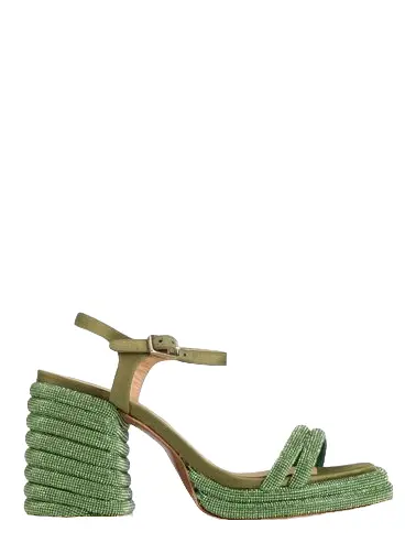 CastaÑer Ankle Strap Sandals - Green