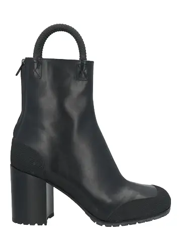 Random Identities Ankle Boots In Calfskin - Black