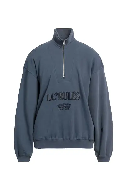 LOW CLASSIC Sweatshirt With Embroidered Logo - Blue