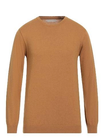 OFFICINE DEL CASHMERE Crewneck Sweater - Camel