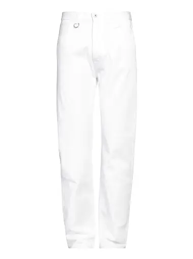 Random Identities Cotton Straight-leg Jeans - White