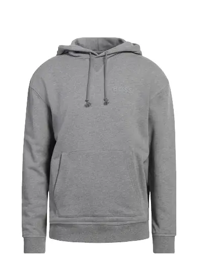 BOSS Cotton-blend Fleece Hoodie - Grey