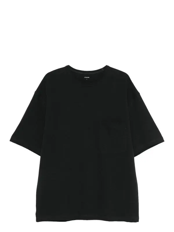 LEMAIRE Jersey-texture T-shirt - Black