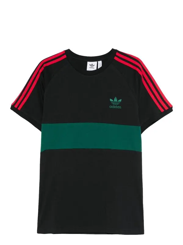 Adidas 3-stripes Panelled T-shirt - Black