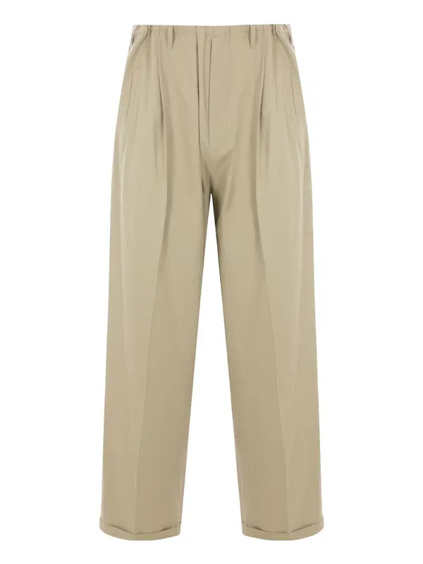 MAGLIANO Cotton Loose-fit Trousers - Neutrals