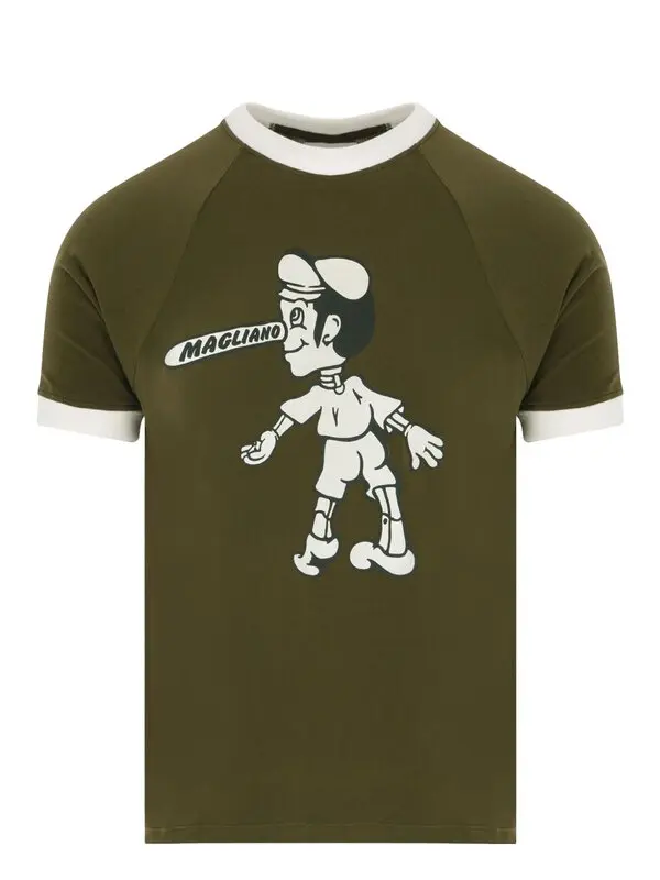 MAGLIANO Logo-print T-shirt - Green