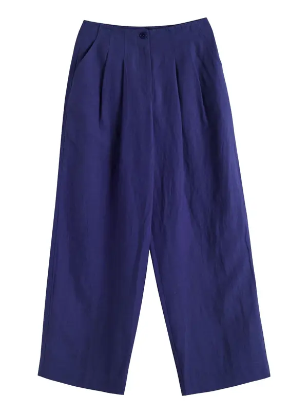 Chinti & Parker Pleat-front Trousers - Blue