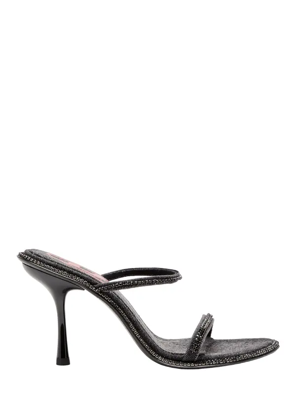 DIESEL® D-havanna Stiletto Heel Sandals - Black