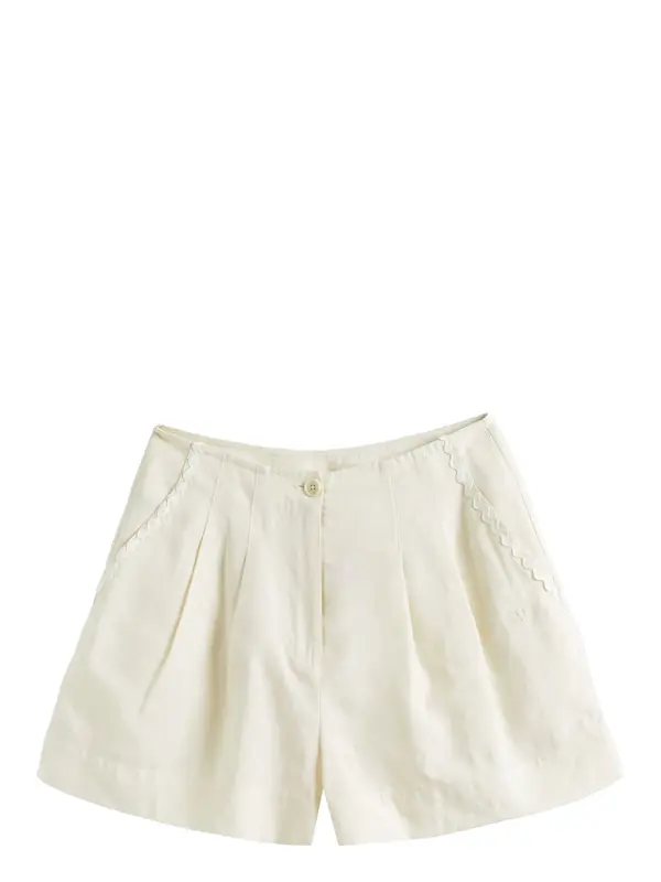 Chinti & Parker Wide-leg Shorts - Neutrals