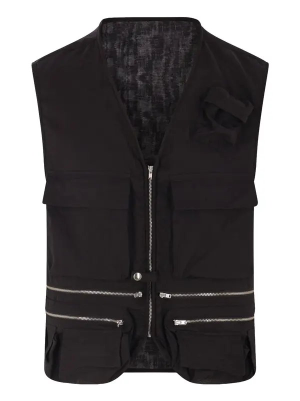 MAGLIANO Zip-up Vest - Black