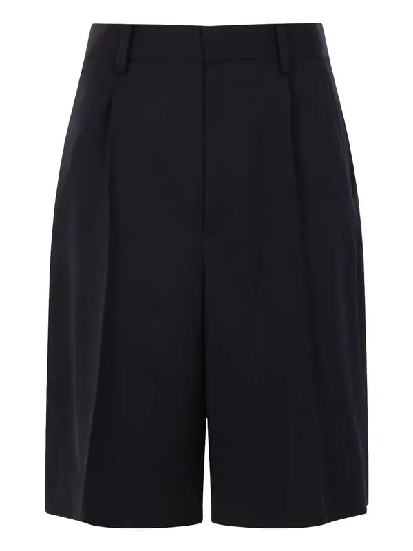 UNDERCOVERISM Wool Pleated Skort - Blue